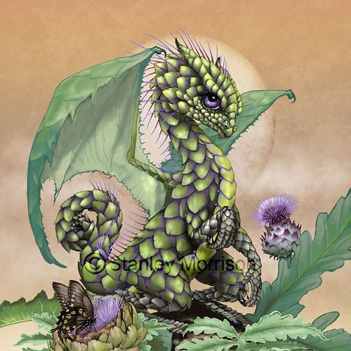 CORN DRAGON Print 4x6 8.5x11 or 11x14 - Etsy