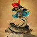 WADJET EGYPTIAN Goddess Print 4x6, 8.5x11, or 11x14, Egyptian Art ...