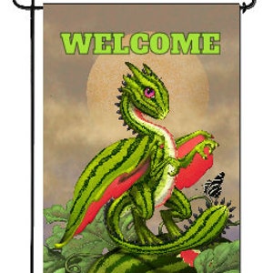 GARDEN DRAGON FLAGS - Etsy