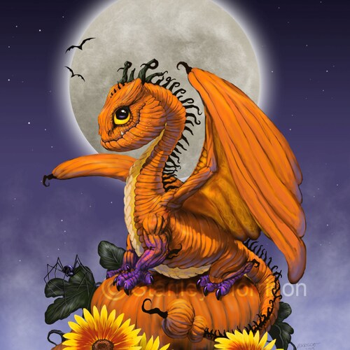CORN DRAGON Print 4x6 8.5x11 or 11x14 - Etsy