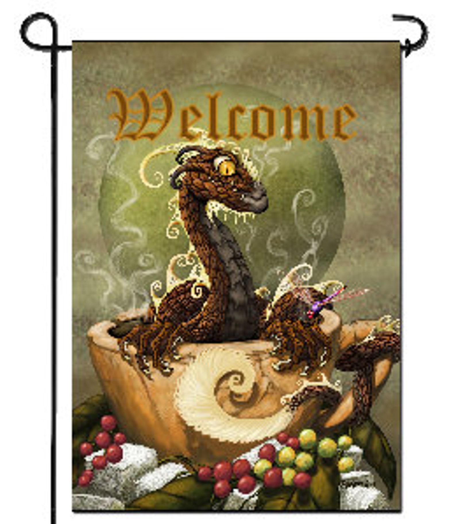 GARDEN DRAGON FLAGS - Etsy