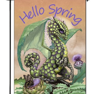 GARDEN DRAGON FLAGS - Etsy