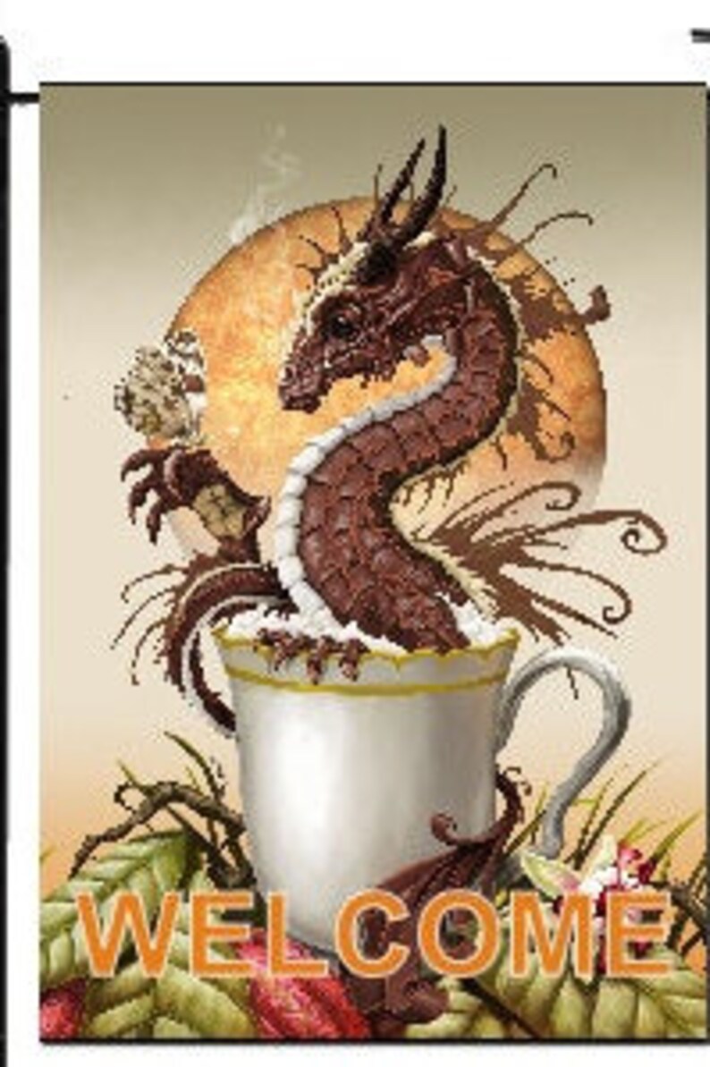 GARDEN DRAGON FLAGS - Etsy