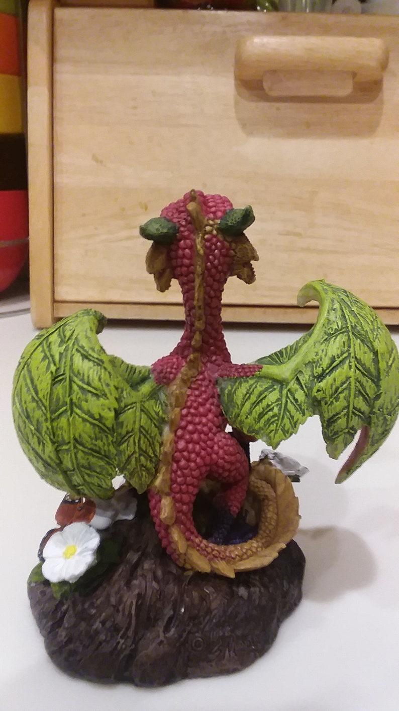 RASPBERRY DRAGON FIGURINE Raspberry Dragon Red Dragondragon - Etsy