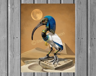 Thoth the Egyptian God of Writing, Magic, Wisdom, and the Moon, Ancient ...