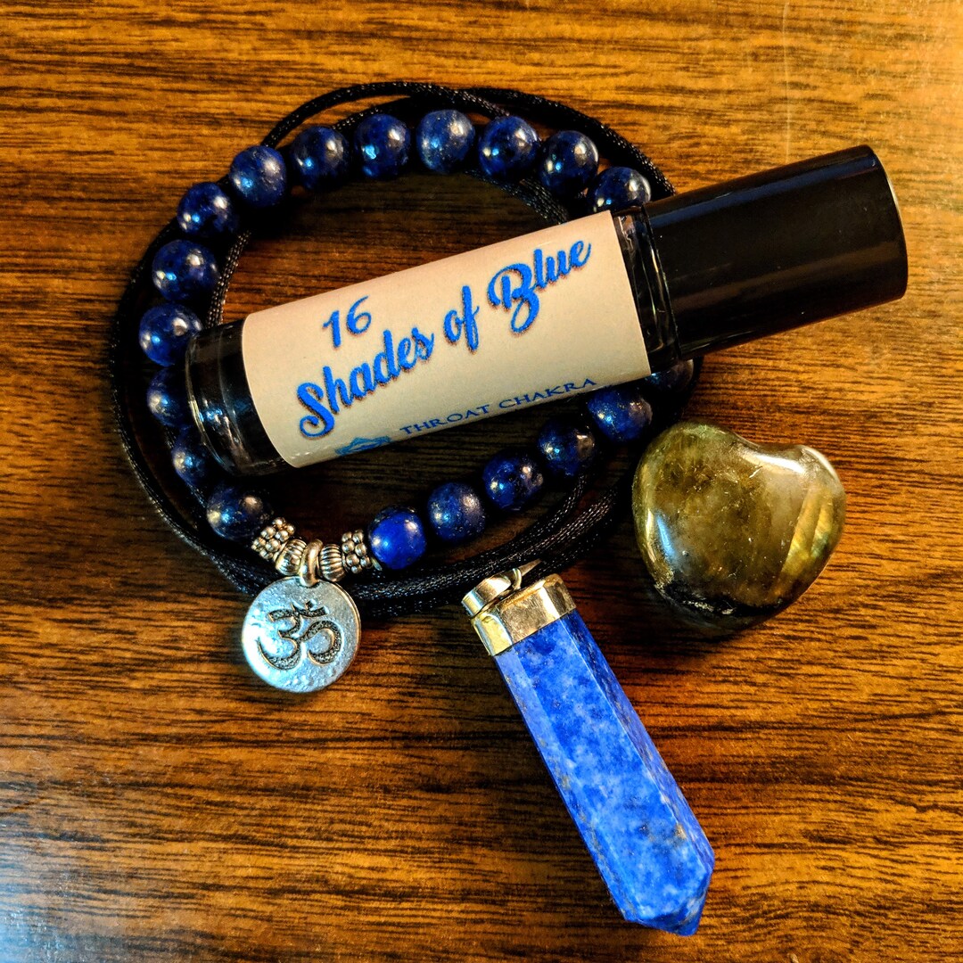 16 Shades of Blue — Throat Chakra - Etsy