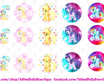My Little Pony Friendship is Magic Digital Bottle Cap Images | Etsy