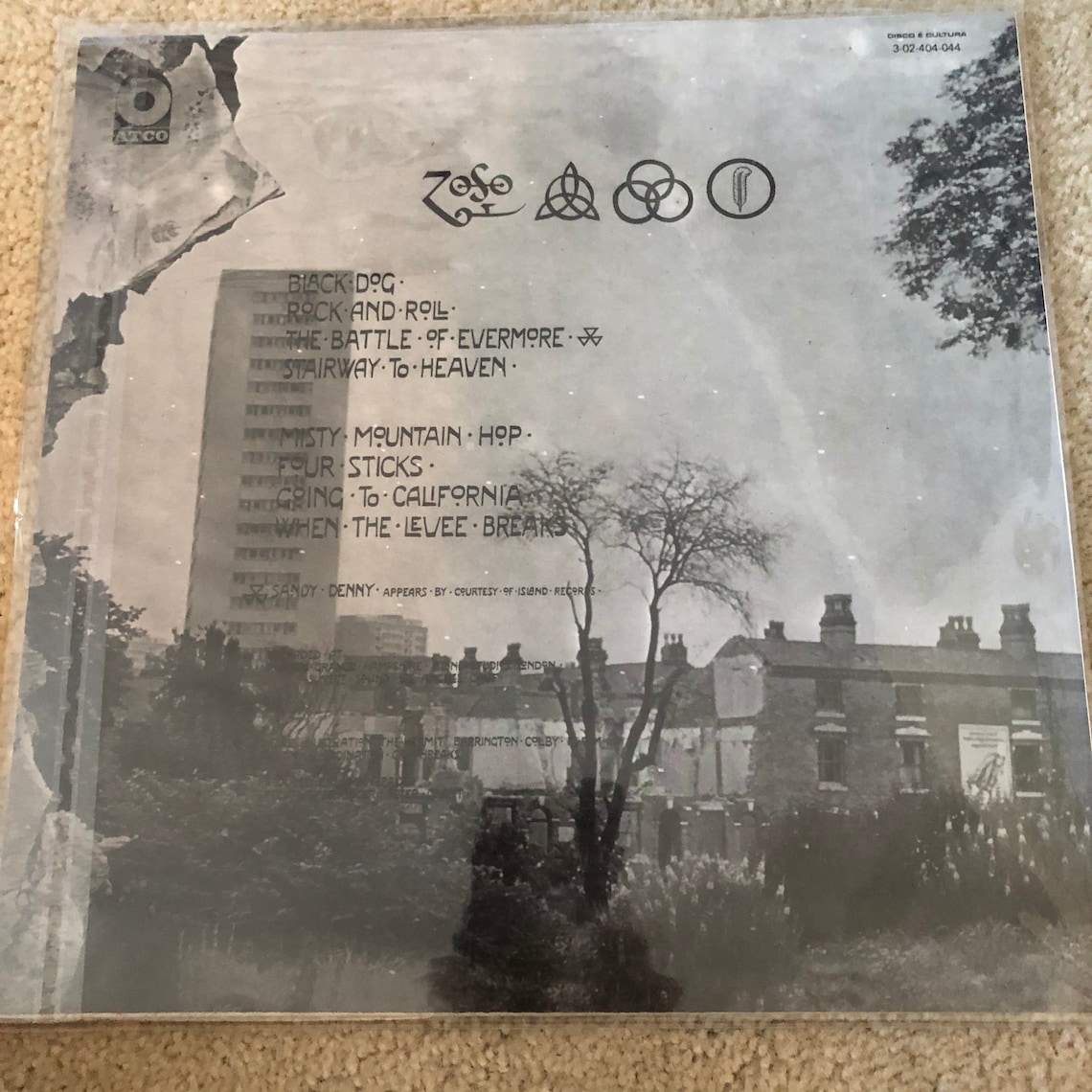 Led Zeppelin Zoso red vinyl Vinyl Record LP Album | Etsy