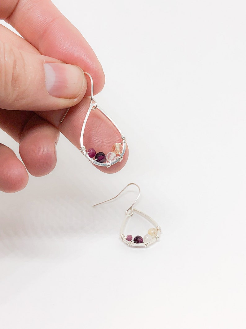 Personalized Birthstone Earring Family Jewelry for Wife Custom Name ...