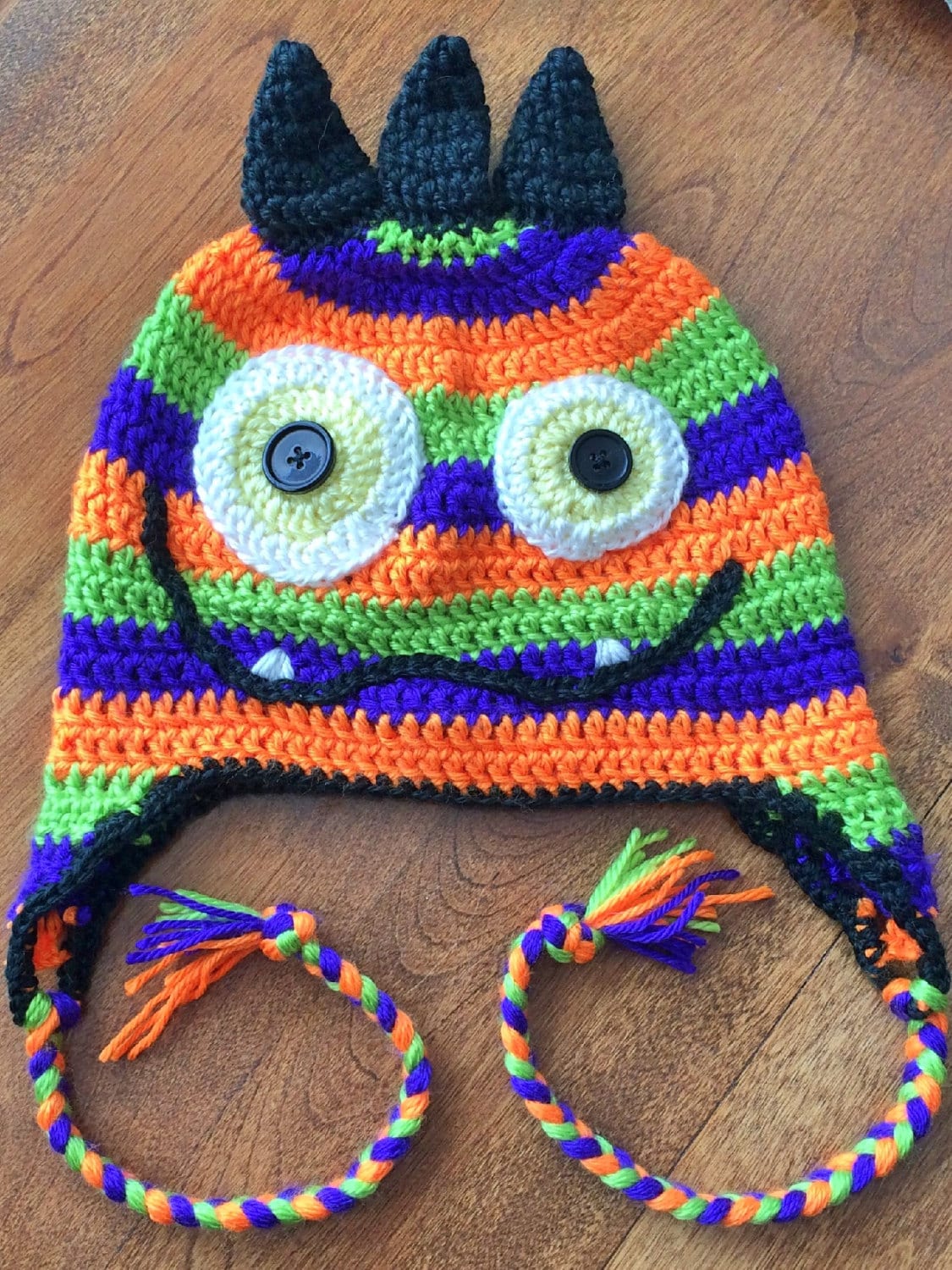 Crochet Monster Hat Pattern FREE Crochet Video Tutorial: Adult Sized