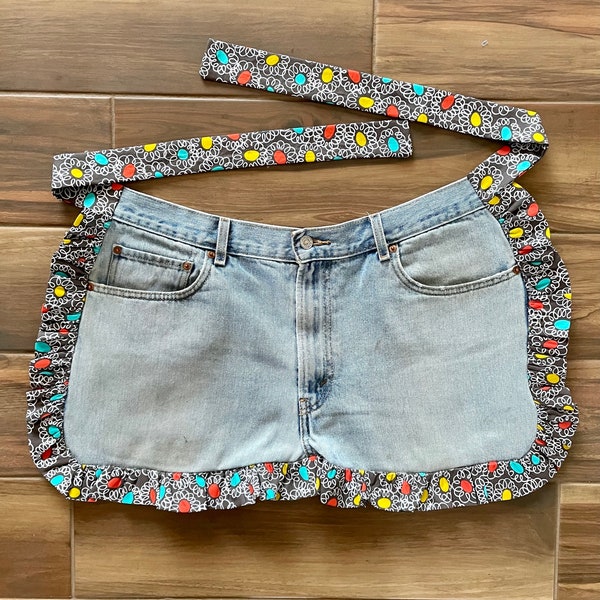 Jean Apron - Etsy