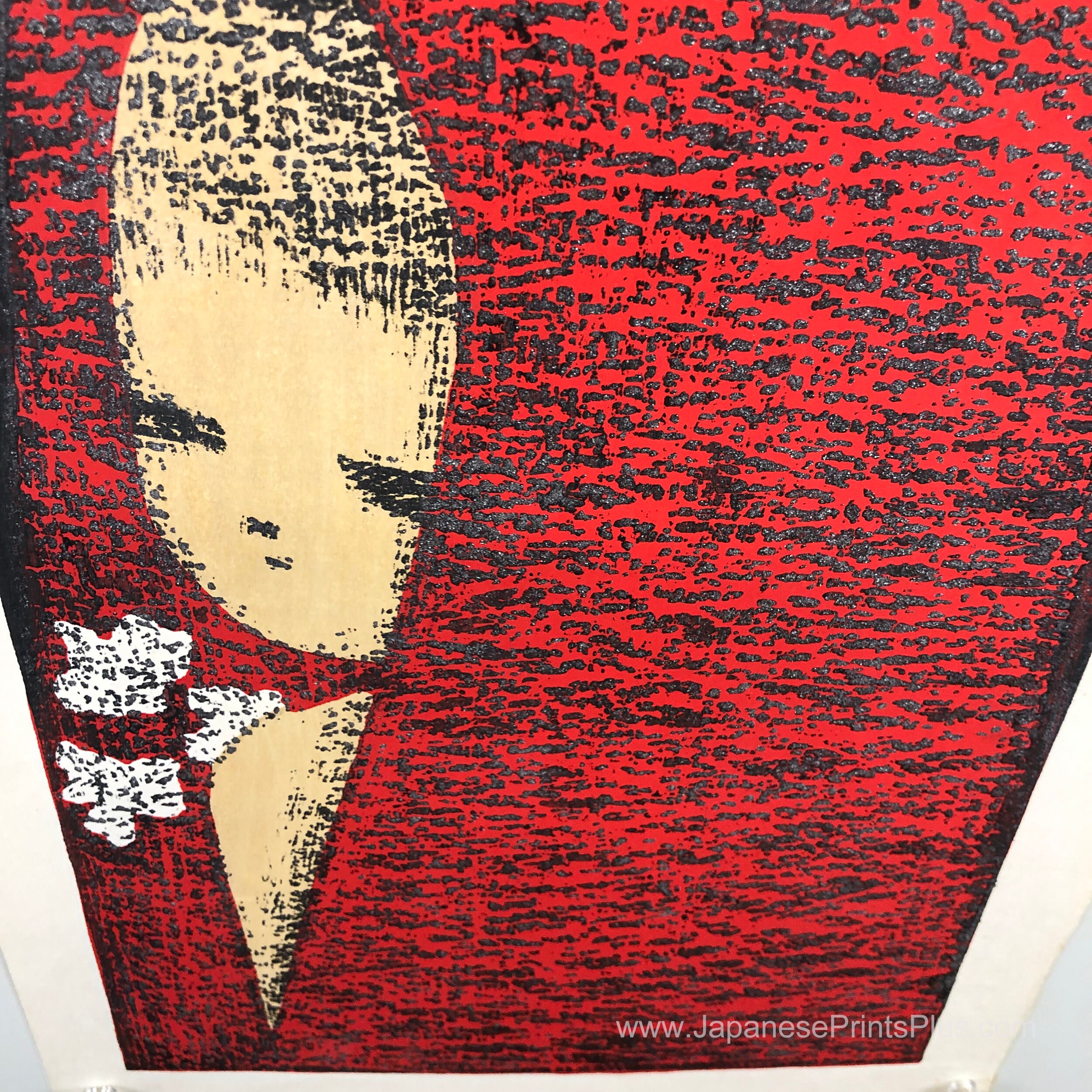 KAORU KAWANO, Original Handmade Japanese Woodblock Print. Sosaku Hanga ...