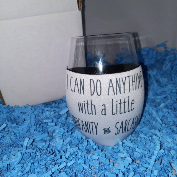 Profanity Wine Glass - Etsy