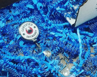 Shit Magnet Badge | Etsy