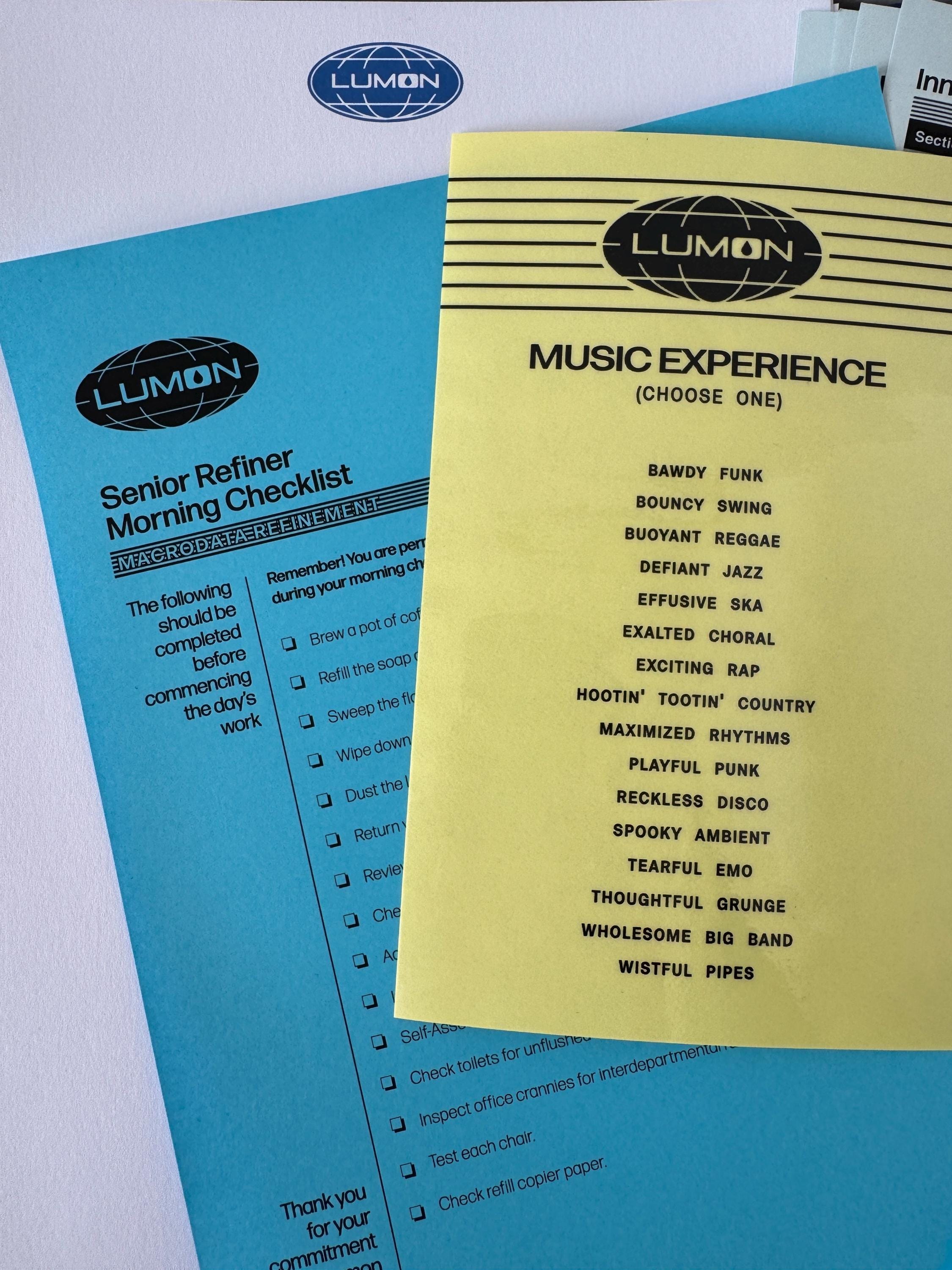 Severance Party Pack - Supersize Edition! Lumon Props / Costume ...