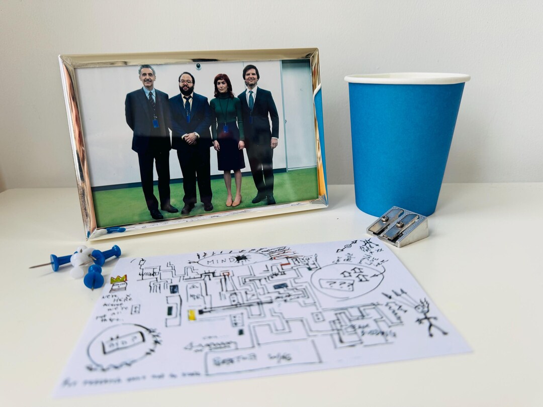 Severance MDR Group Photo + Petey's Map - Cosplay / Costume / Event - Etsy