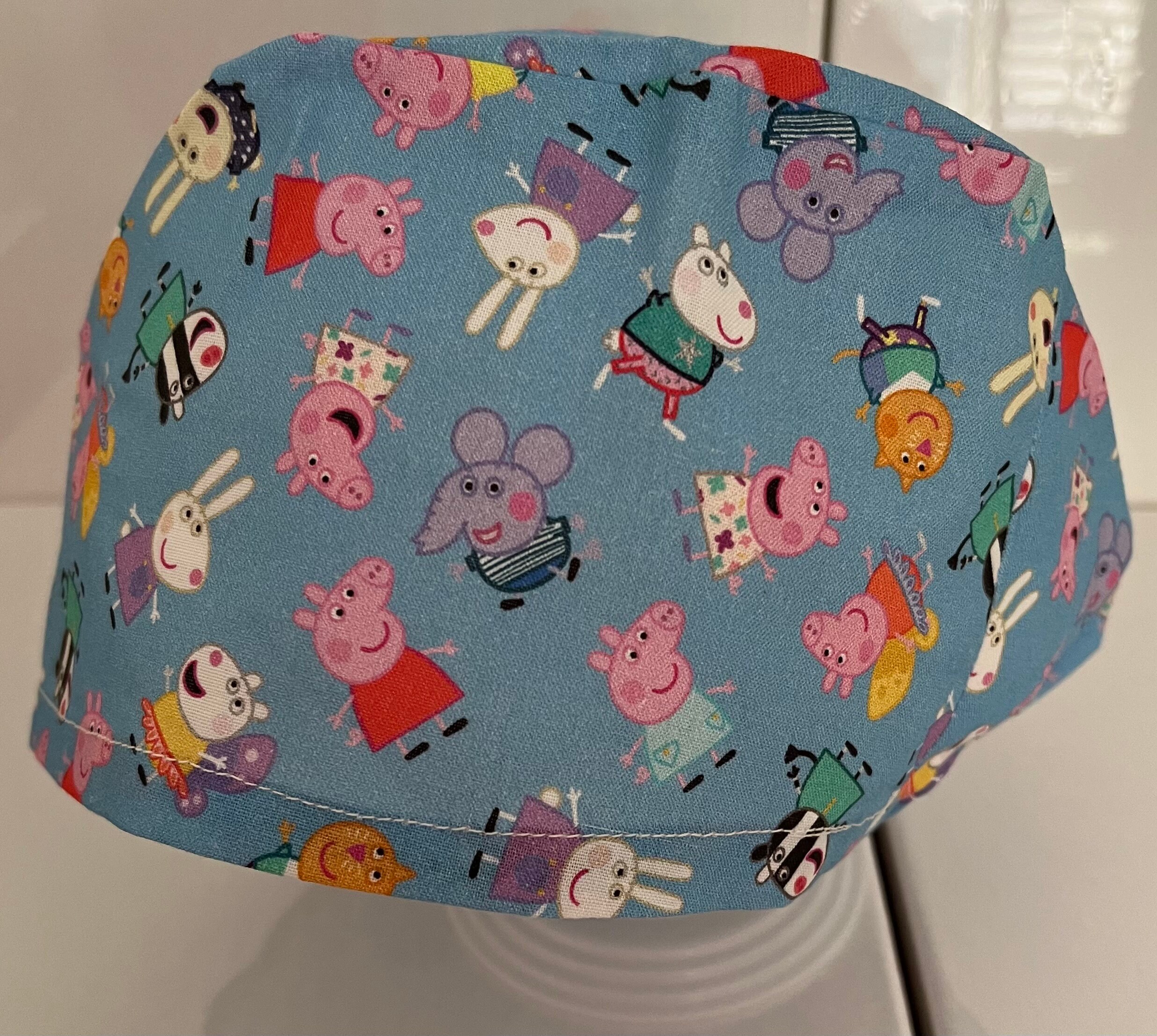 Peppa and Friends Handmade Scrub Hat Scrub Cap - Etsy