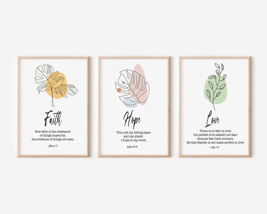 Christian Line Art | Boho Christian Art | Monstera Art | Botanical Wall ...