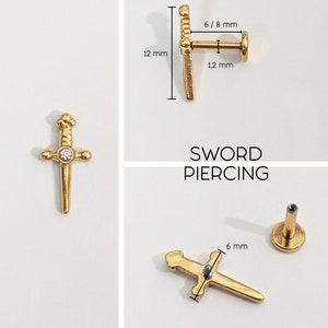 Sword Bat Spider Sun Moon Heart Piercing . Helix Tragus Lobe Snug Conch ...
