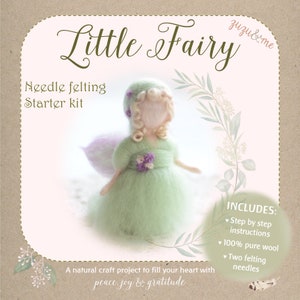 DIY Little Fairy Kit - Choice of 4 Colours - Complete Beginners Needle ...