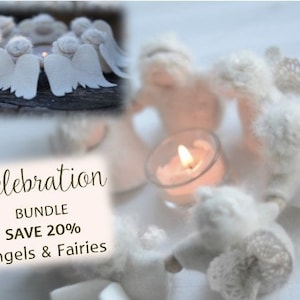 Angel Ring and Winter Fairies BUNDLE Save 20 Percent PDF Pattern and ...