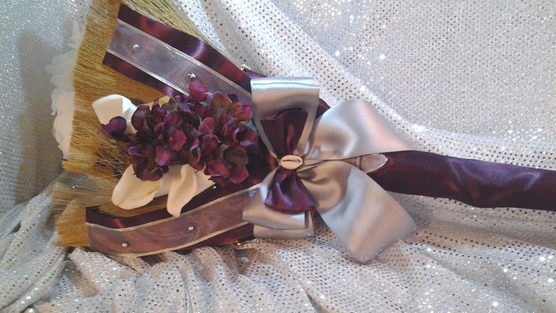 Floral Bouquet Wedding Broom | Jumping the Broom Ceremony, Customizable ...