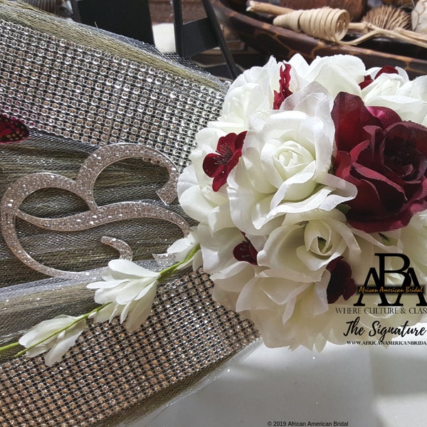 Rhinestone Wedding Broom - Etsy