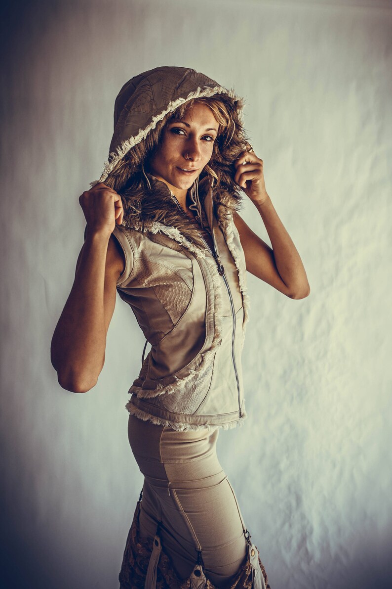 Women's Victory Python Edition Leather Hooded Jacket | Etsy