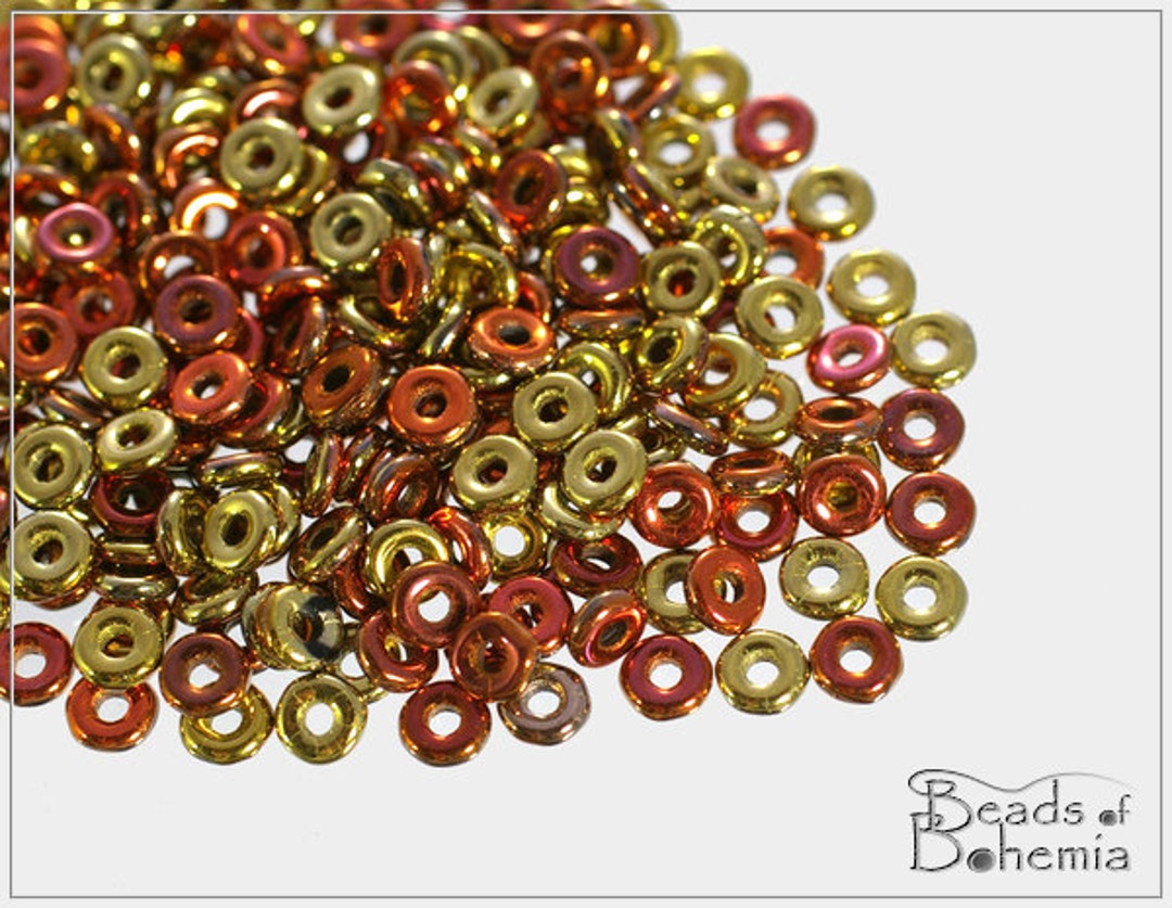 5 G California Gold Rush Czech O-beads 4x1 Mm 8842 - Etsy