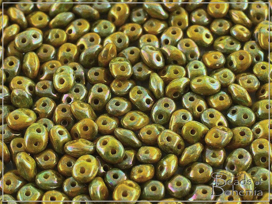 20 G Opaque Lemon Nebula Czech Superduo Beads 2,5x5 Mm 7173 - Etsy