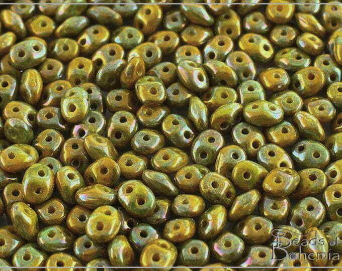 20 G Opaque Lemon Nebula Czech Superduo Beads 2,5x5 Mm (7173) - Etsy