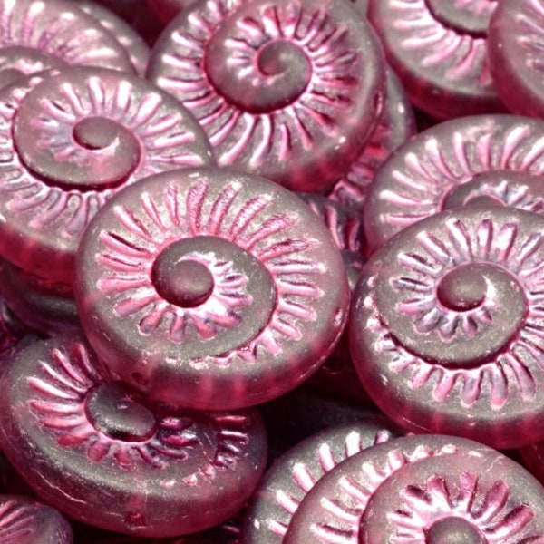 Ammonite Beads - Etsy UK