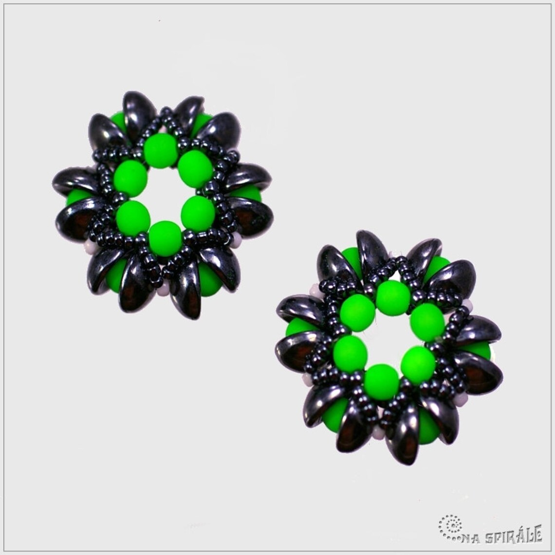 30 Pcs Opaque Mint Luster 2 Hole Czech Piggy Beads 8x4 Mm | Etsy