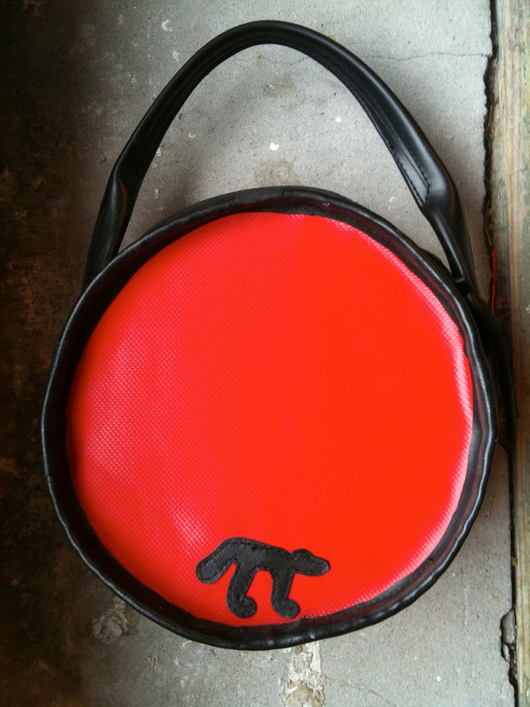 Little Red Round Handbag - Etsy