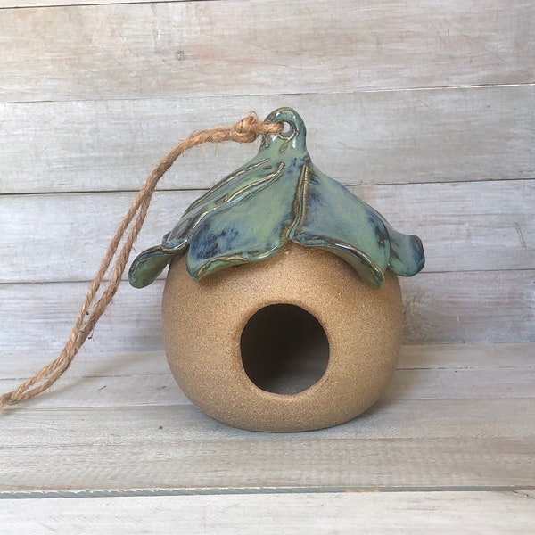 Ceramic Bird House - Etsy