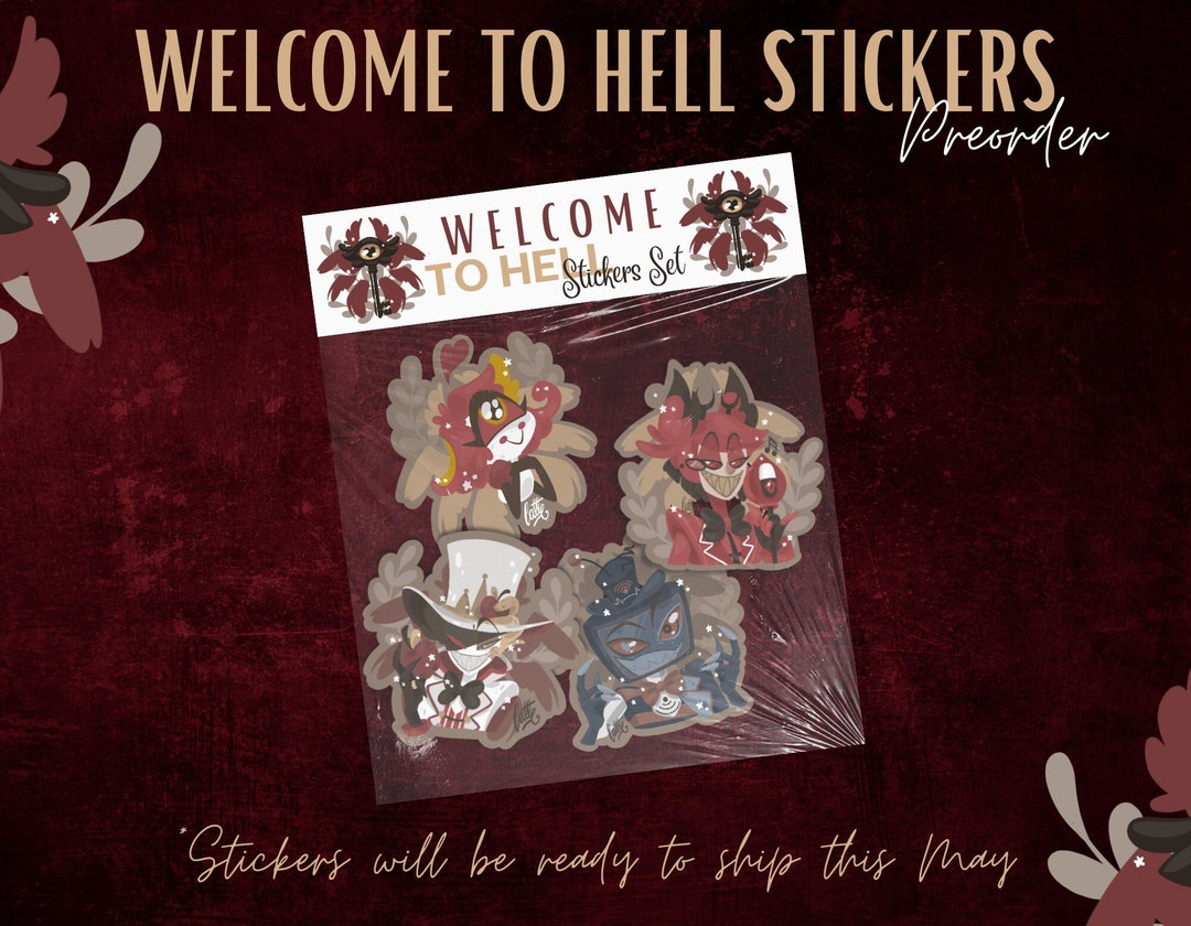 PREORDER: Welcome to Hell Stickers Set - Etsy