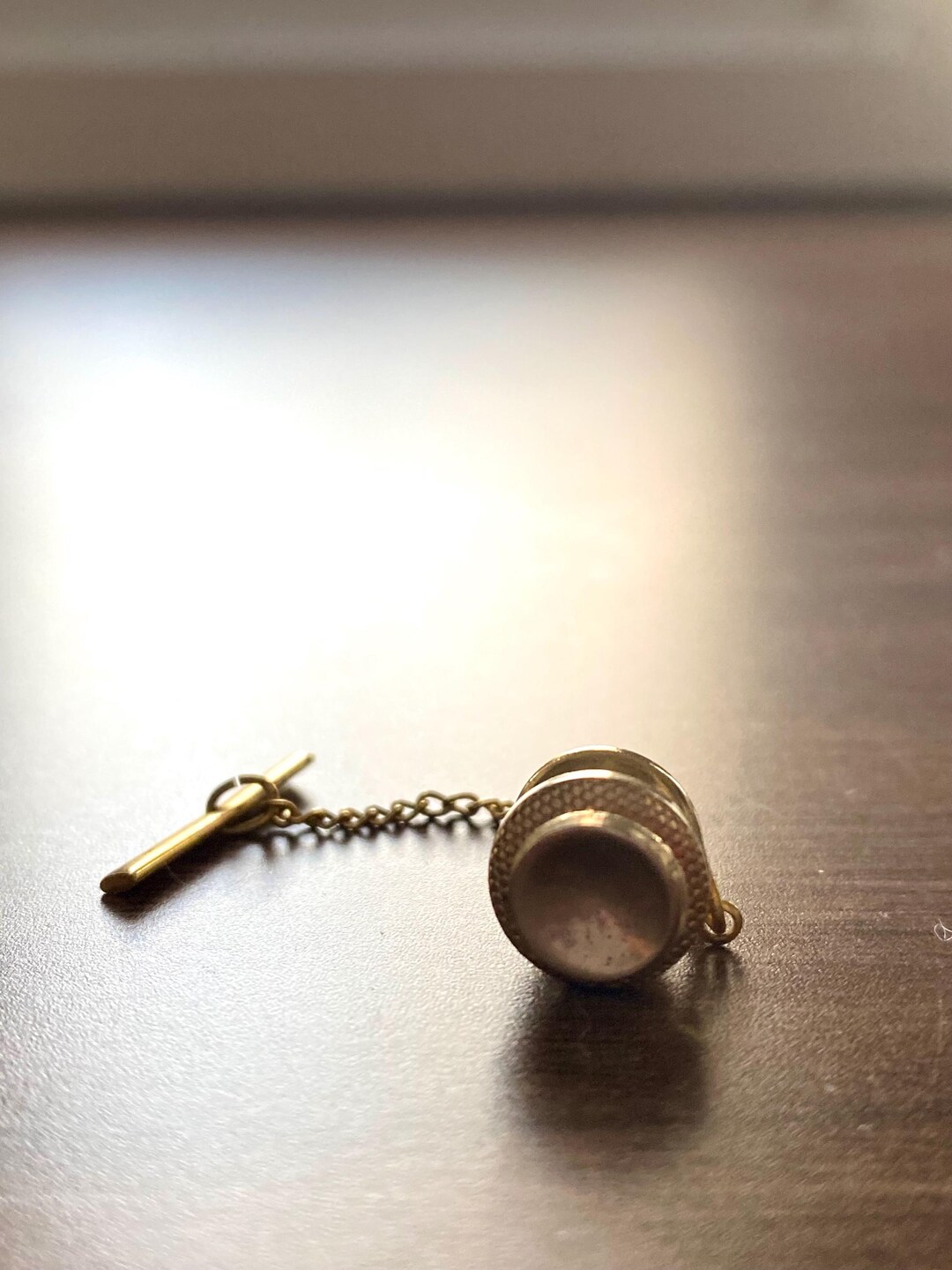 Vintage Men’s Tie Pin or Tack Gold Tone Minimal Plain - Etsy