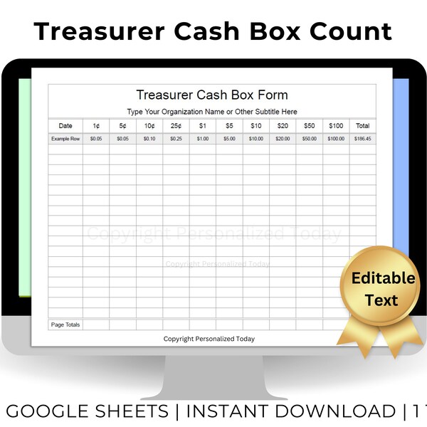 Cash Drawer Sheets - Etsy