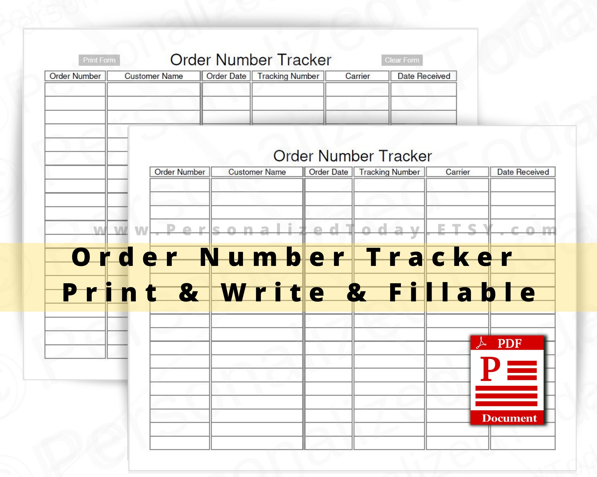 Number Tracker