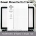 Daily Monthly Bowel Movements Tracker for up to 15 Patients Text ...