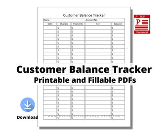 Balance Tracker - Etsy
