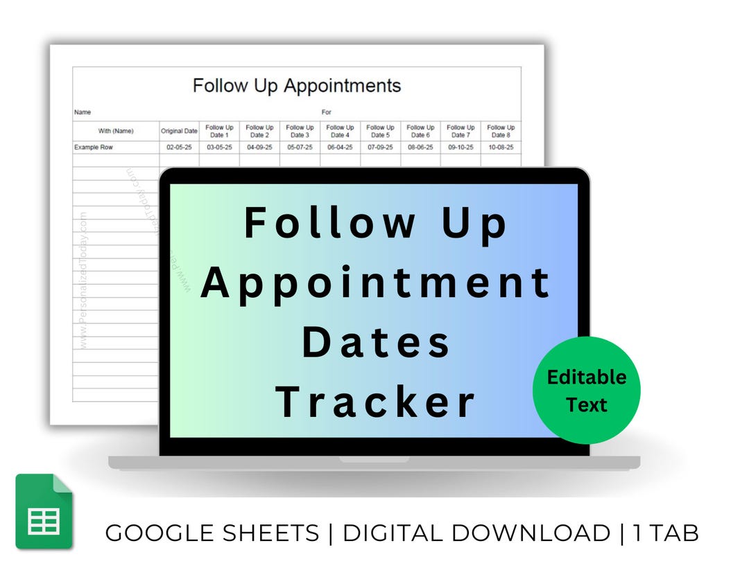 Sales Calls Follow-up Tracker for Google Sheets - Track Client Follow ...
