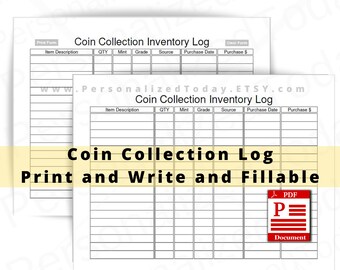 Coin Collection - Etsy