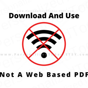 Job Ticket Work Order Form Fillable PDF US Letter Size Digital - Etsy