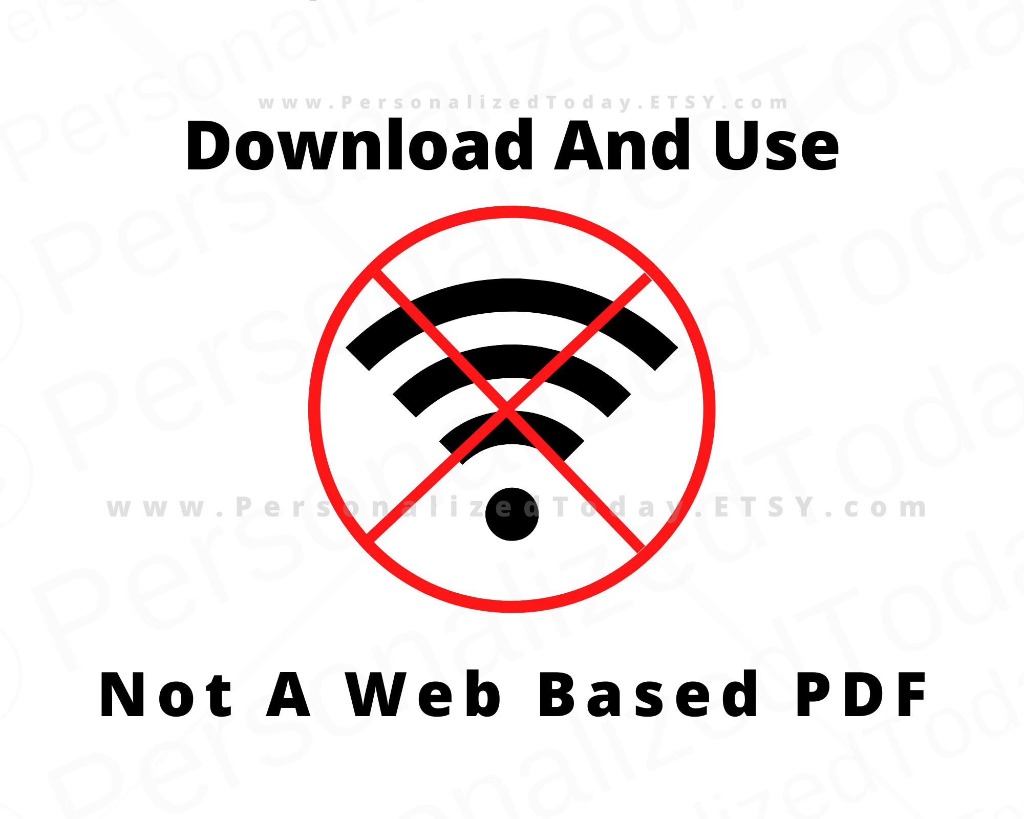 Job Ticket Work Order Form Fillable PDF US Letter Size Digital - Etsy