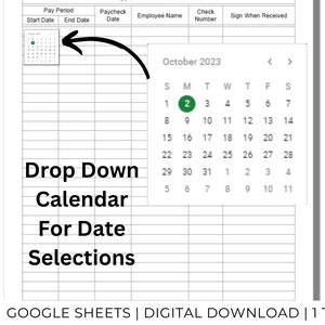 Google Sheets Payroll Check Received Sign off Signature Sheet Text ...