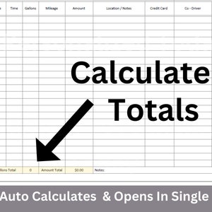 Trucker Fuel Log Template for Google Sheets Editable Spreadsheet ...