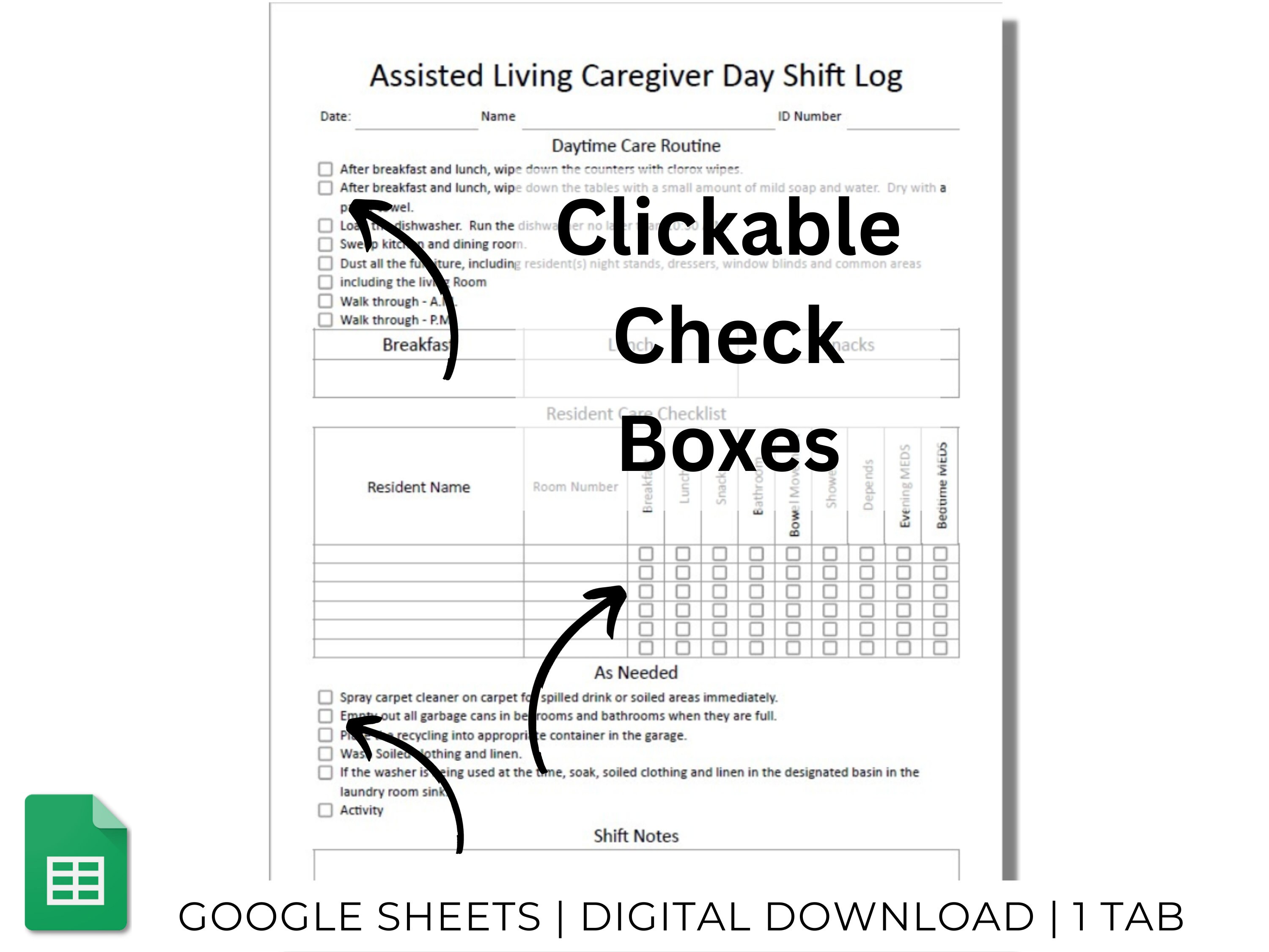 Prioritize ADL Daytime Shift Senior Resident Care Responsibilities With ...