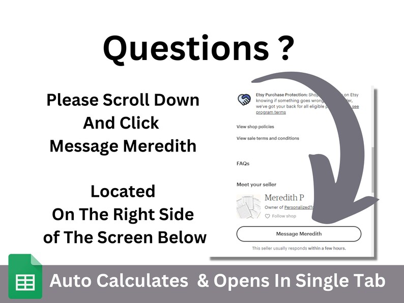 Mechanic Work Order Automotive Invoice Google Sheets Editable ...