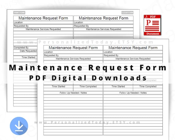 Service Request Template Excel